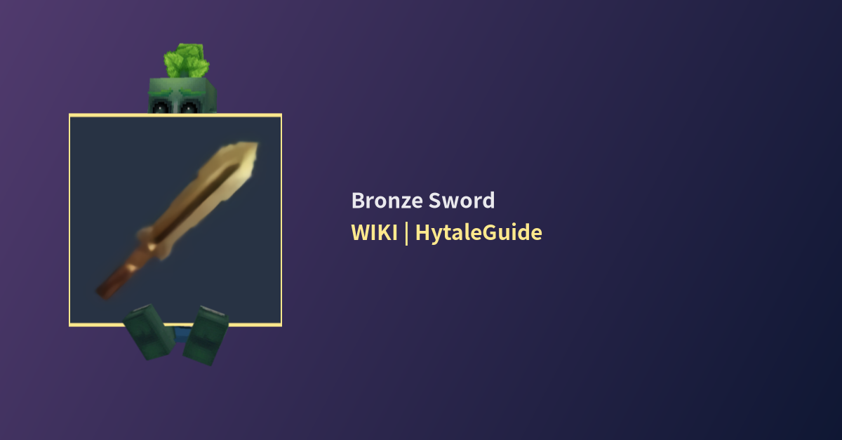 Bronze Sword - HytaleGuide Wiki